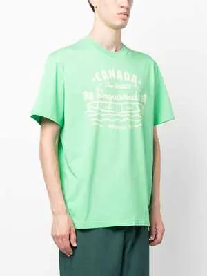 Dsquared2 Logo-print Cotton T-shirt - Green