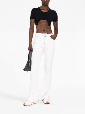 COURREGES Low-rise Bootcut Jeans