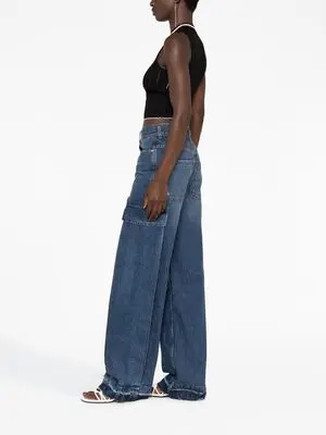 Stella McCartney Wide-leg Cargo Jeans