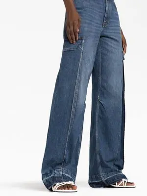 Stella McCartney Wide-leg Cargo Jeans