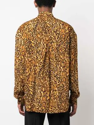 Moschino Leopard-print Long-sleeve Shirt