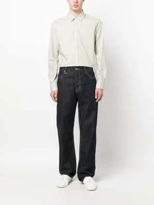 Canali Floral-print Long-sleeve Shirt