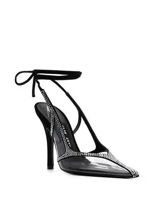 Attico Venus 100mm Embellished Pumps