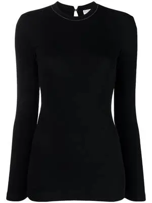 Brunello Cucinelli Monili Bead-embellished Top - Black