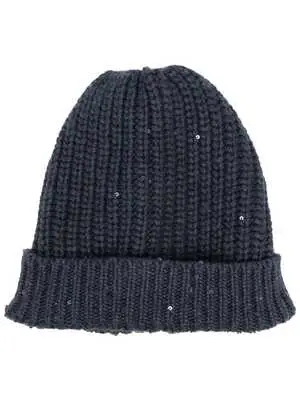 Brunello Cucinelli Knitted Cashmere-silk Beanie