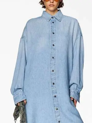 DIESEL® De-davis-l Denim Shirt Dress