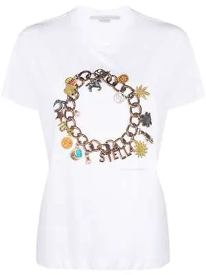 Stella McCartney Graphic-print Cotton T-shirt - White