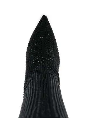 GEDEBE Logan Crystal-embellished Boots - Black