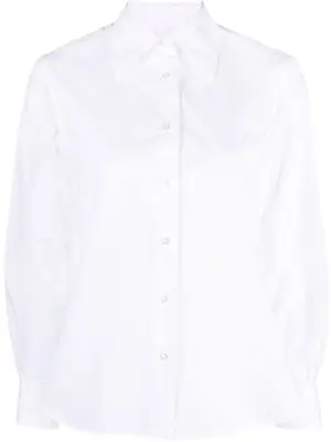 Officine Générale Long-sleeve Cotton Shirt - White