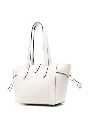 Furla Net Leather Tote Bag - White