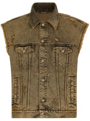 Dolce & Gabbana Denim Vests For Men