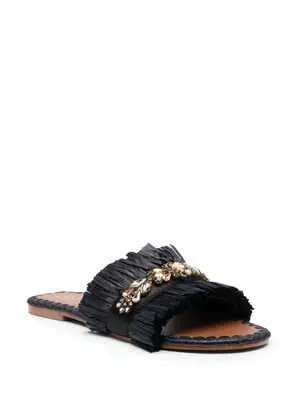 DE SIENA Semira Bead-embellished Slides