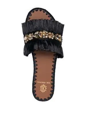 DE SIENA Semira Bead-embellished Slides