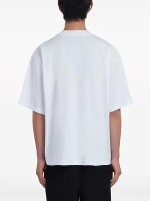 Marni Logo-print Cotton T-shirt - White