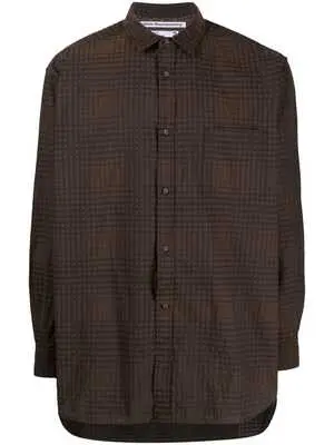 WHITE MOUNTAINEERING Checked- Jacquard Long-sleeve Shirt