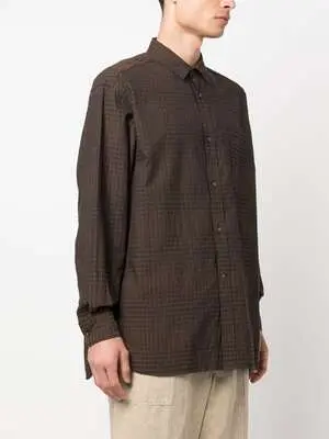 WHITE MOUNTAINEERING Checked- Jacquard Long-sleeve Shirt