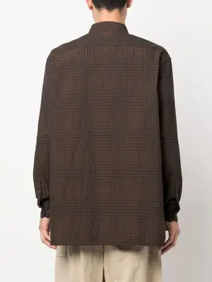 WHITE MOUNTAINEERING Checked- Jacquard Long-sleeve Shirt