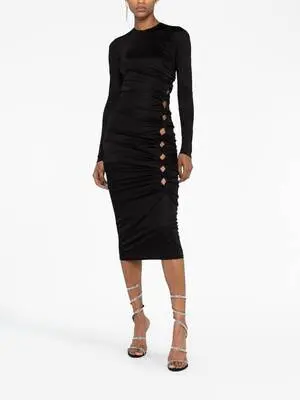 Versace X Dua Lipa Cut-out Midi Dress