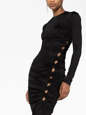 Versace X Dua Lipa Cut-out Midi Dress
