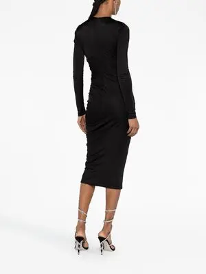 Versace X Dua Lipa Cut-out Midi Dress