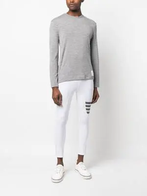 Thom Browne Round-neck Knit Jumper - Grey