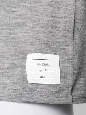 Thom Browne Round-neck Knit Jumper - Grey
