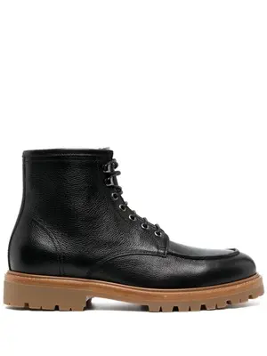 Brunello Cucinelli Almond Toe Boots For Men