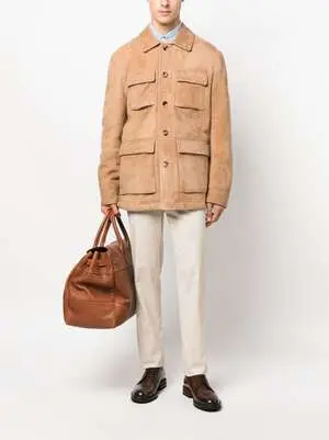 Brunello Cucinelli Button-down Suede Jacket