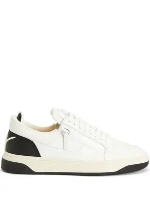 GIUSEPPE ZANOTTI Double-zip Low-top Sneakers - White