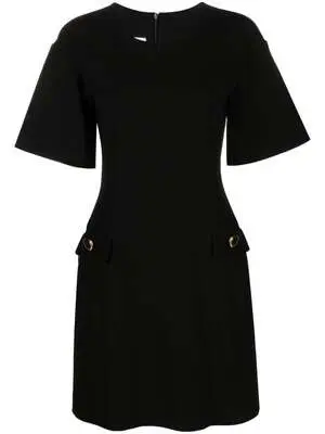 Moschino Fitted Short Sleeve Dress