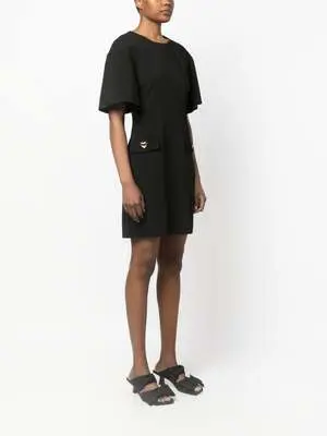 Moschino Fitted Short Sleeve Dress