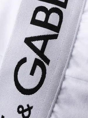 Dolce & Gabbana Logo-waistband Stretch Boxers - White