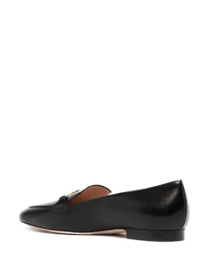 Bally O'brien Embellished Leather Loafers - Black