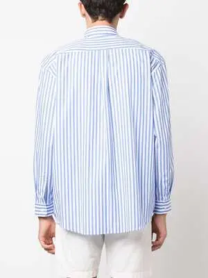 SPORTY & RICH Striped Poplin Shirt