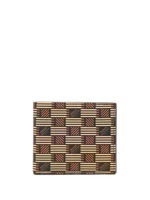 Moreau Monogram-print Leather Wallet - Brown