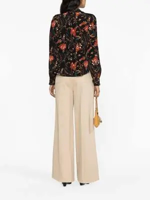 Ulla Johnson Philipa Floral-print Blouse - Black