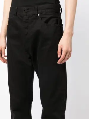 Fear Of God High-waisted Straight-leg Jeans - Black
