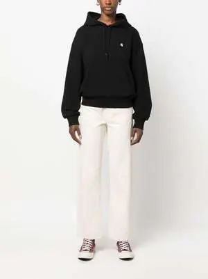 Carhartt Work In Progress Oversized Embroidered-logo Hoodie