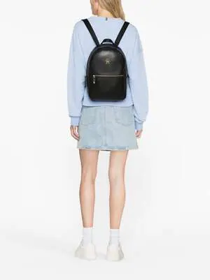 Tommy Hilfiger Logo-plaque Backpack - Black