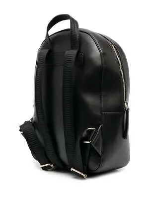Tommy Hilfiger Logo-plaque Backpack - Black
