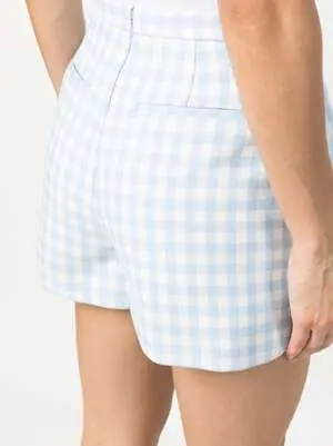 Red Valentino Gingham-check Mini Skort