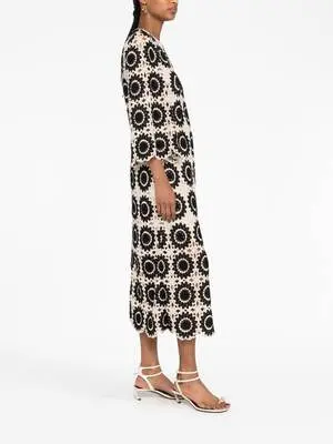Zimmermann Ginger Crochet Midi Dress