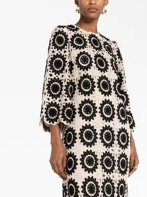 Zimmermann Ginger Crochet Midi Dress