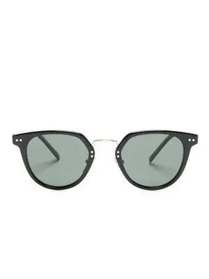 Prada Round-frame Tinted Sunglasses - Black