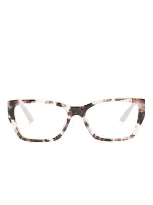 Prada Square Frame Glasses - Pink