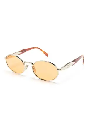 Prada Round-frame Tinted Sunglasses