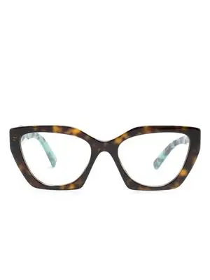 Prada Square-frame Glasses - Green