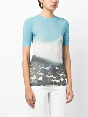 JIL SANDER Graphic-print Cotton T-shirt
