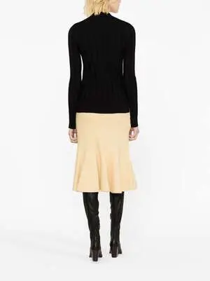 Stella McCartney Asymmetric-hem Knit Jumper - Black