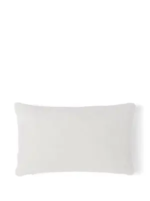 Prada Embroidered Logo Sheepskin Cushion